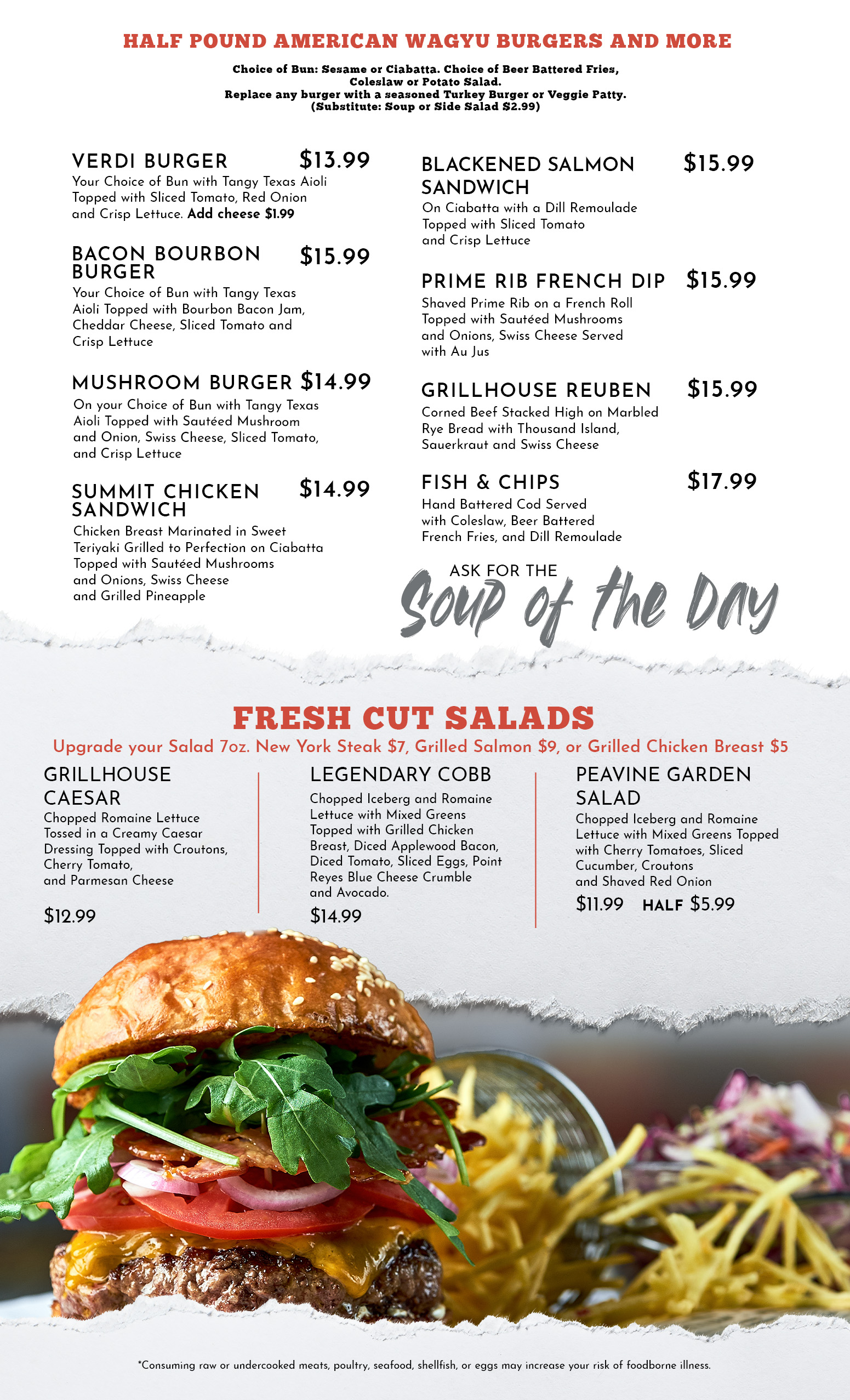 VGC Menu – Verdi Grillhouse & Casino